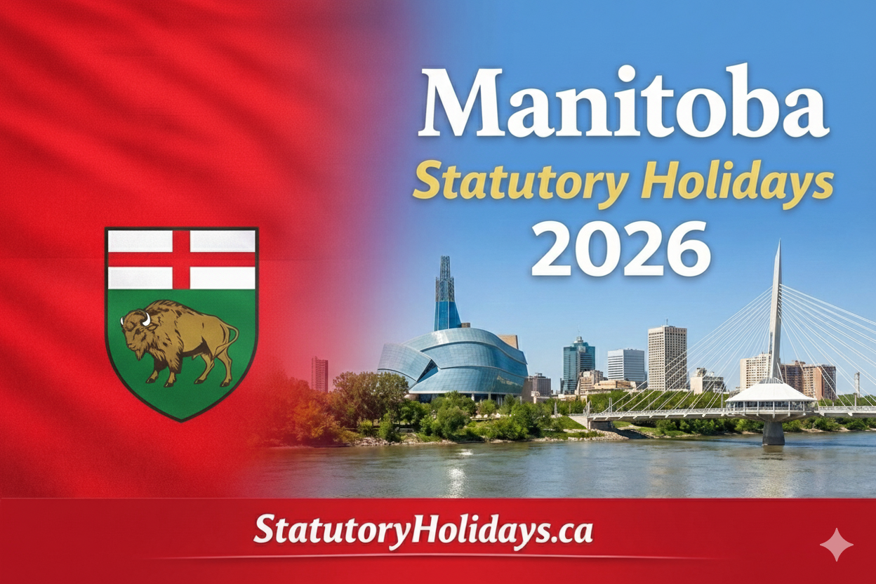 Manitoba Statutory Holidays 2026 - Statutory Holidays in Canada
