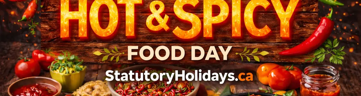 International Hot and Spicy Food Day - Statutory Holidays in Canada