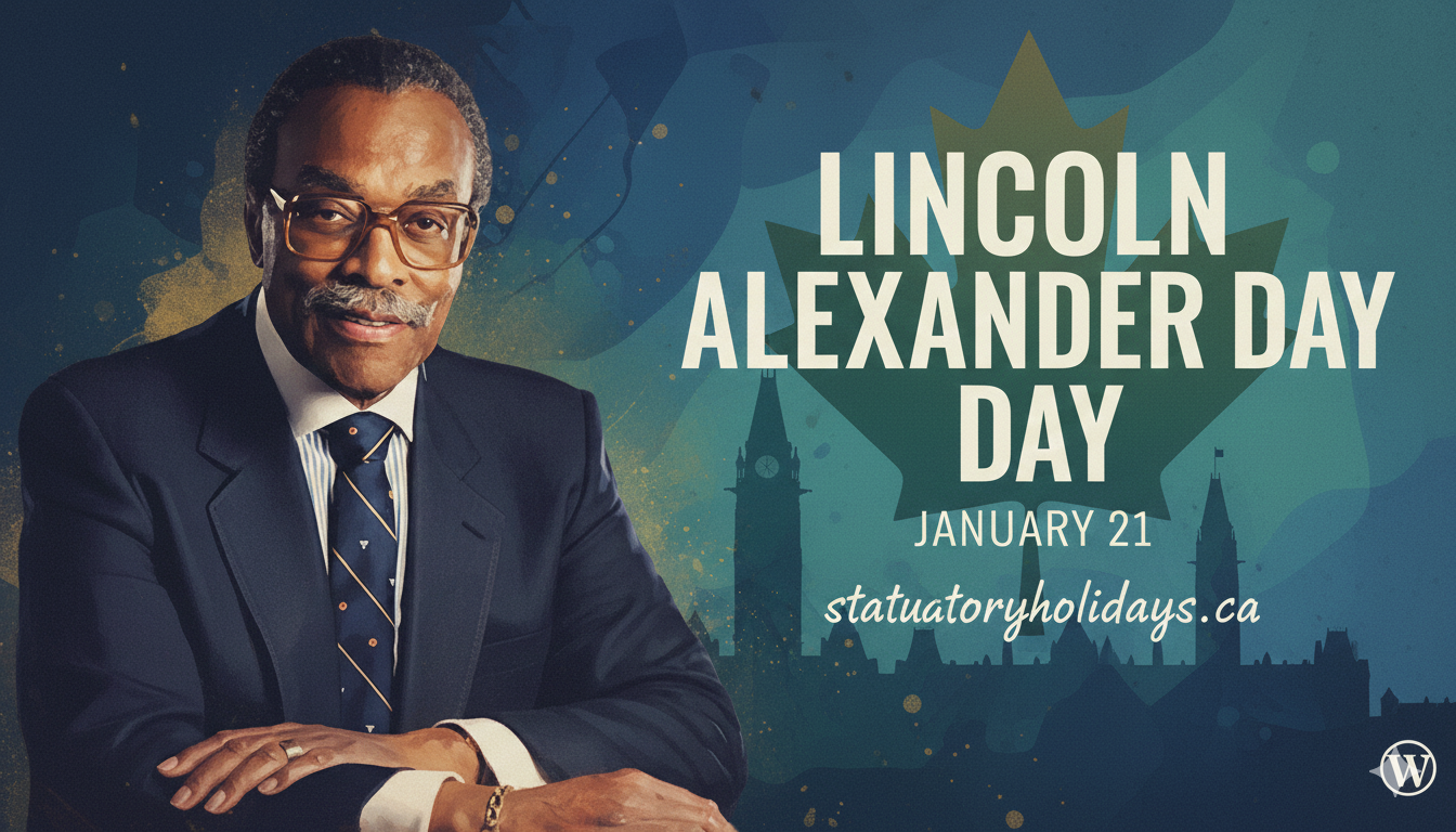 Lincoln Alexander Day - Statutory Holidays in Canada