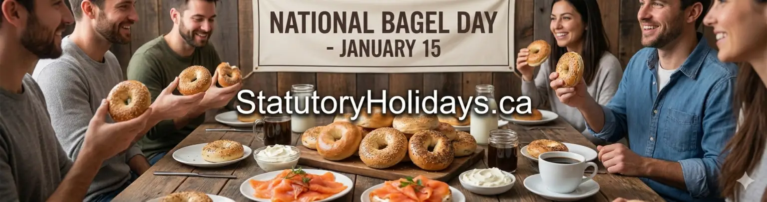 National Bagel Day - Statutory Holidays in Canada