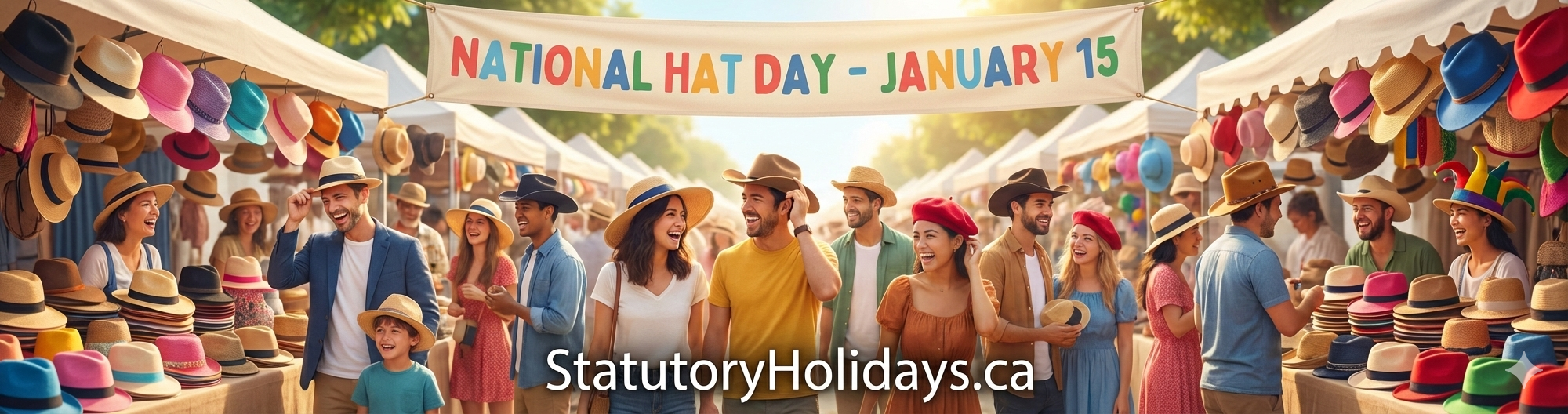 National Hat Day - Statutory Holidays in Canada