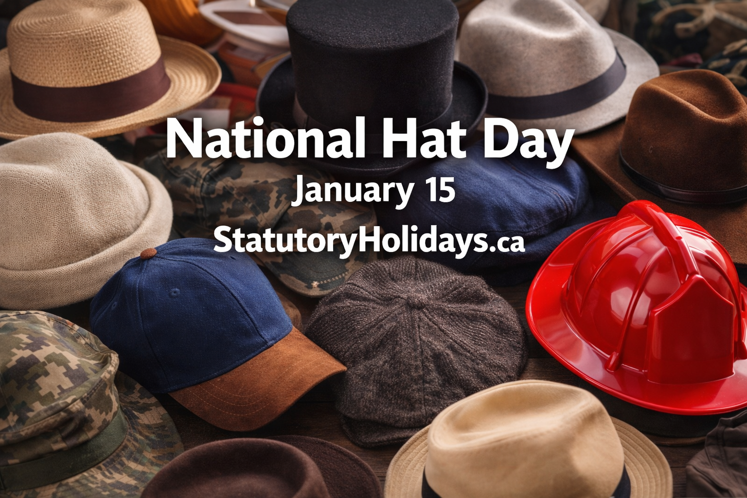 National Hat Day - Statutory Holidays in Canada