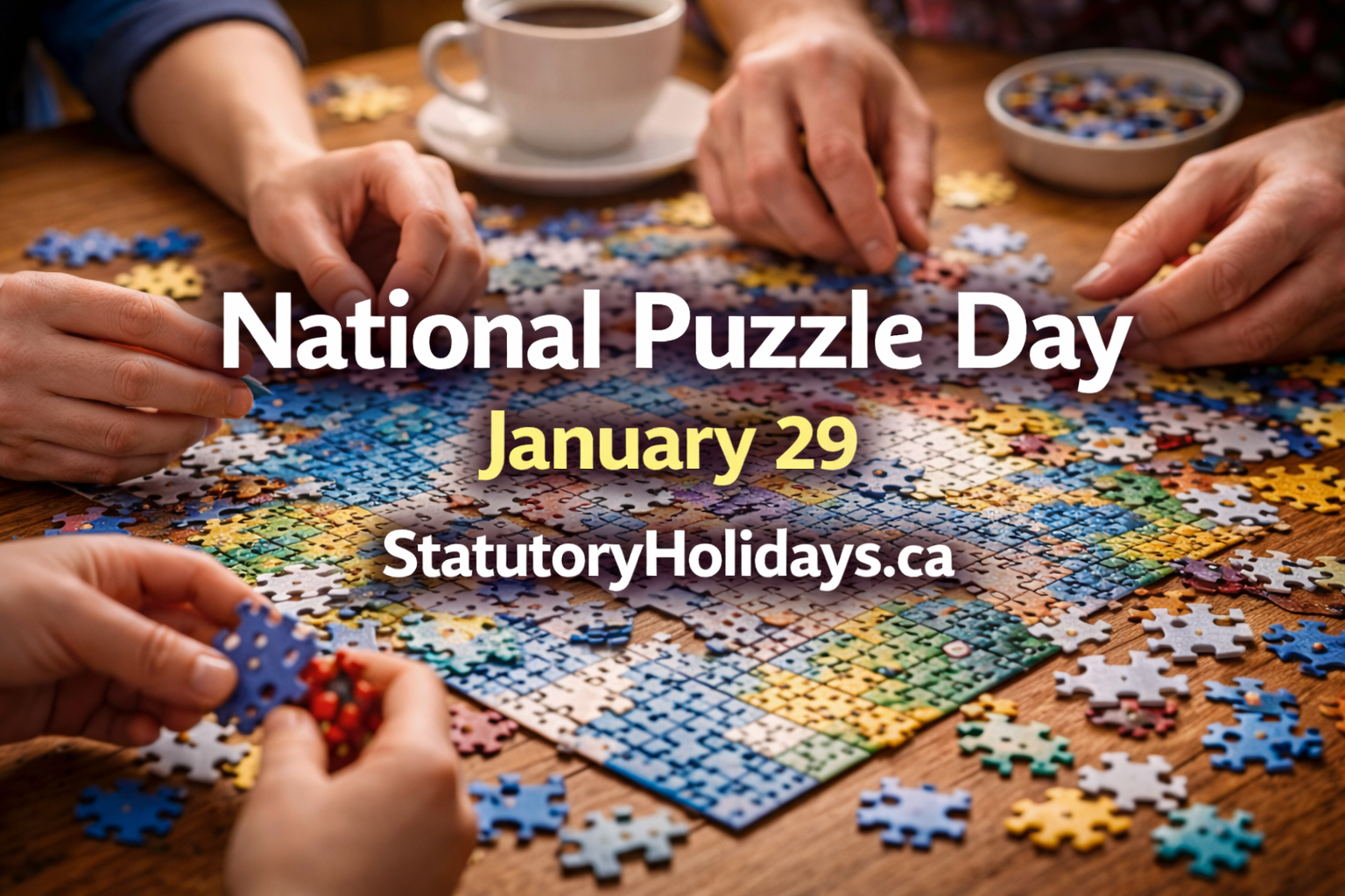 National Puzzle Day - Statutory Holidays in Canada