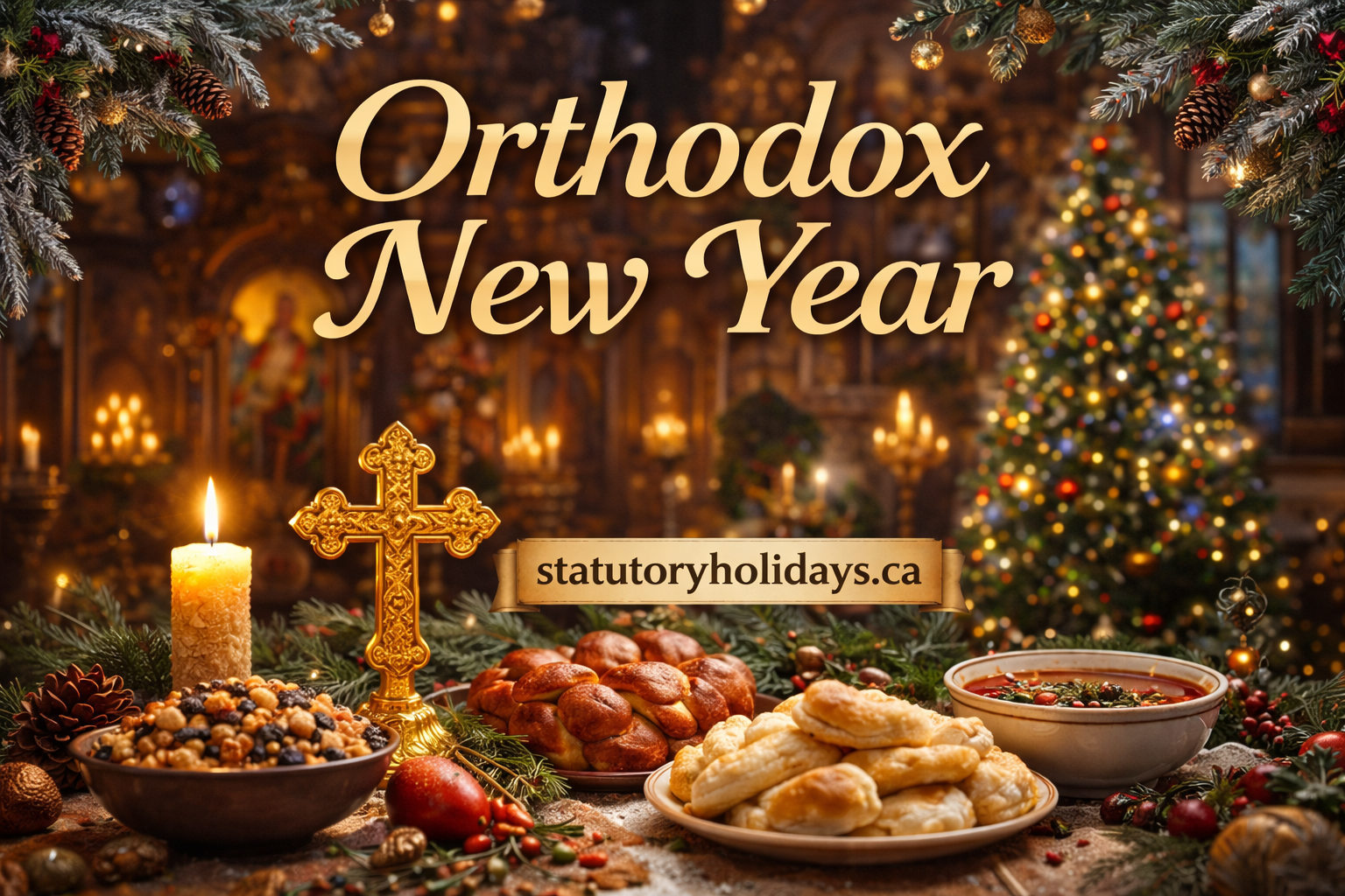 Orthodox New Year - Statutory Holidays in Canada